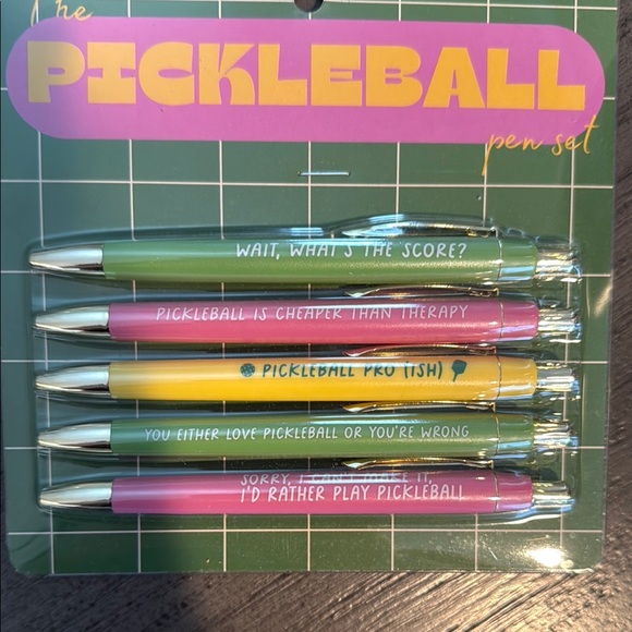 Office | Pickleball Pen Set Of 5 | Poshmark
